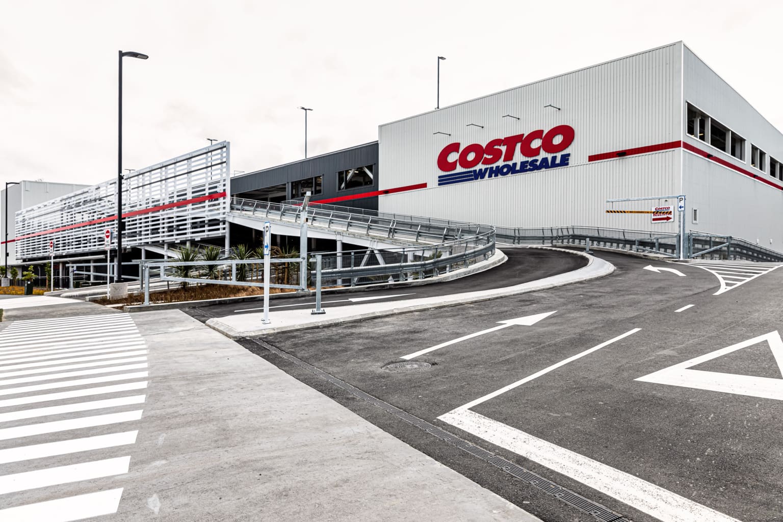 Costco’s first New Zealand warehouse and fuel station.