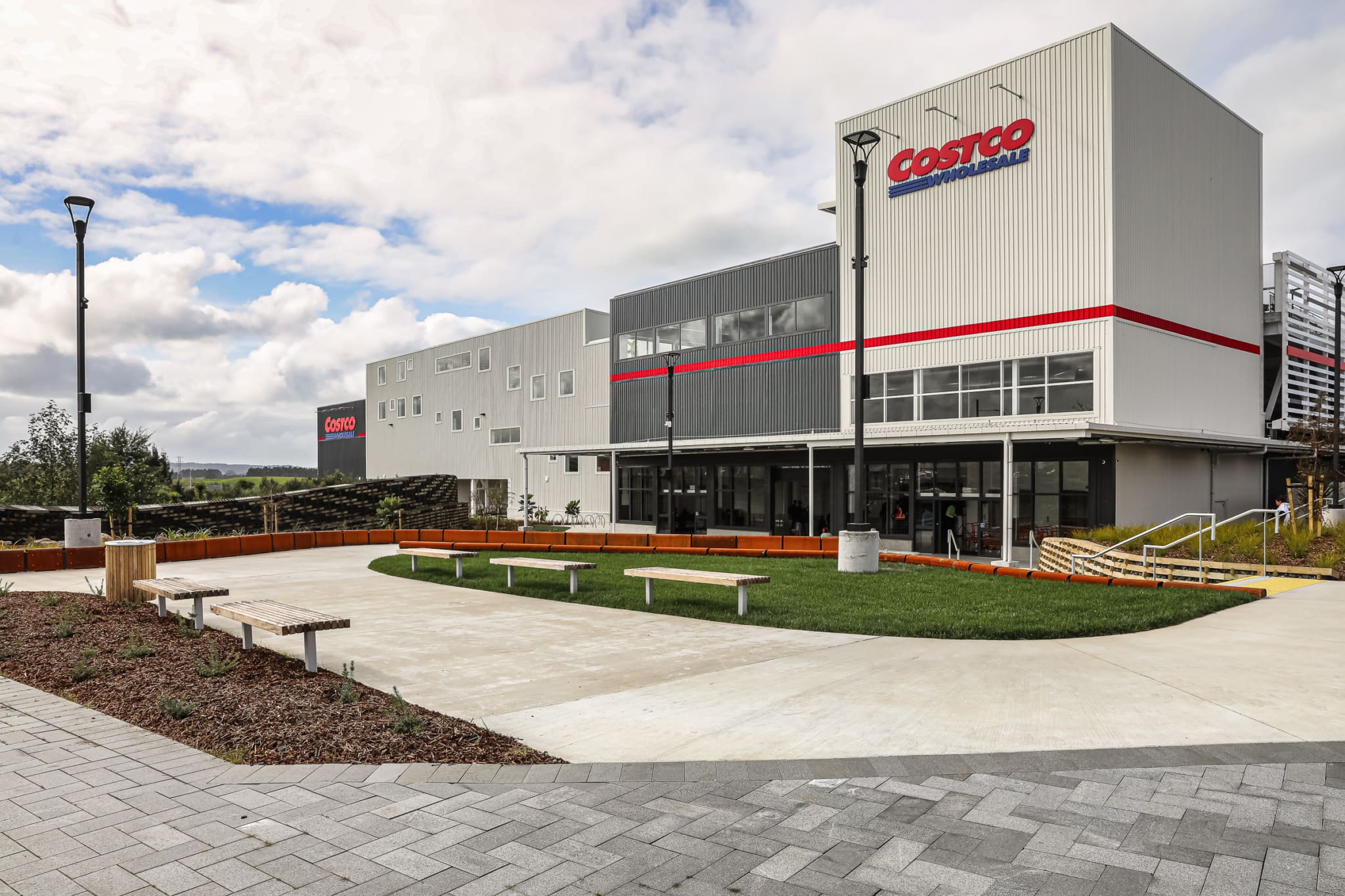 Costco’s first New Zealand warehouse and fuel station.